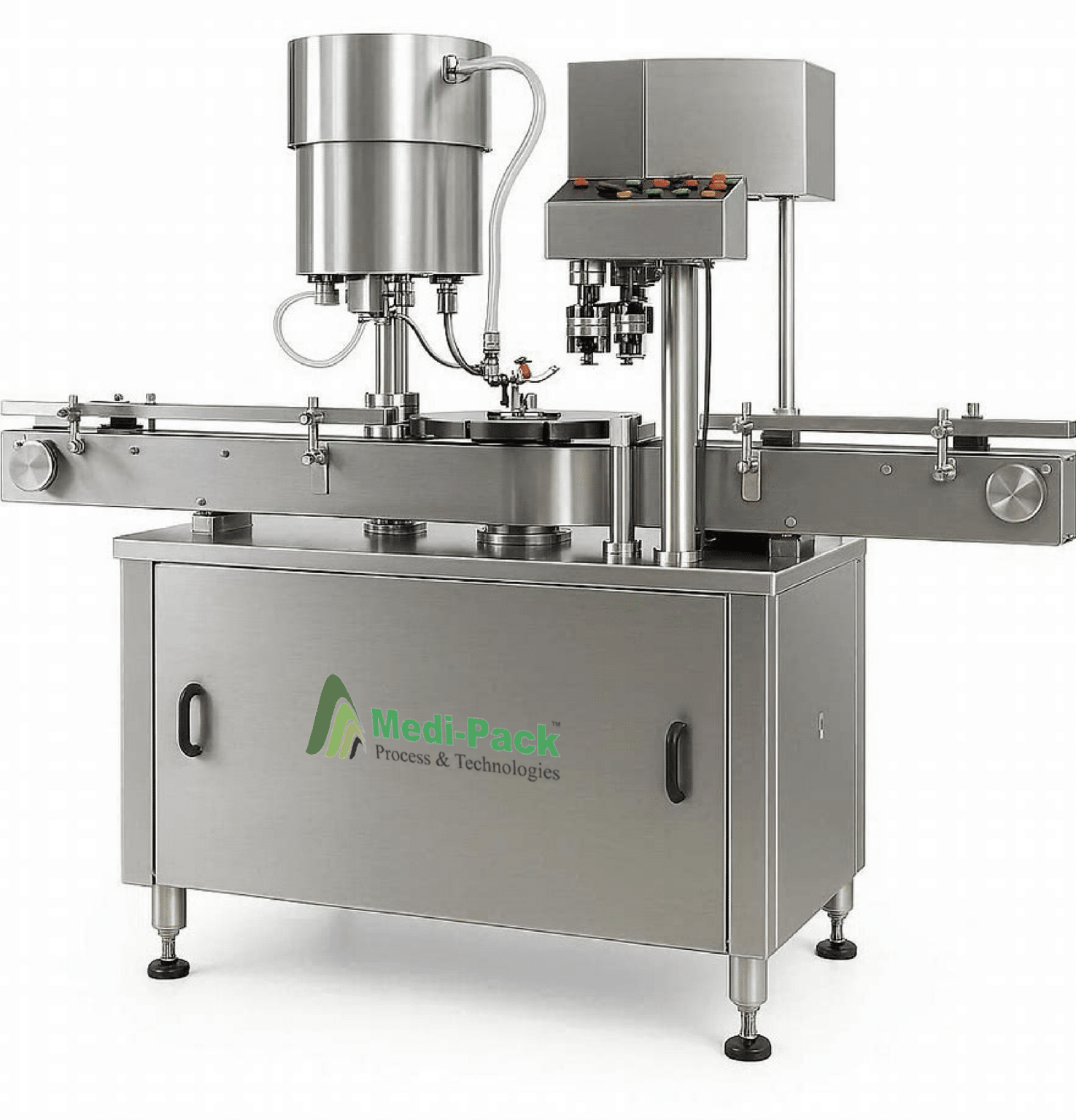 Automatic Single Head ROPP Cap Sealing Machine - Medi-Pack Process ...